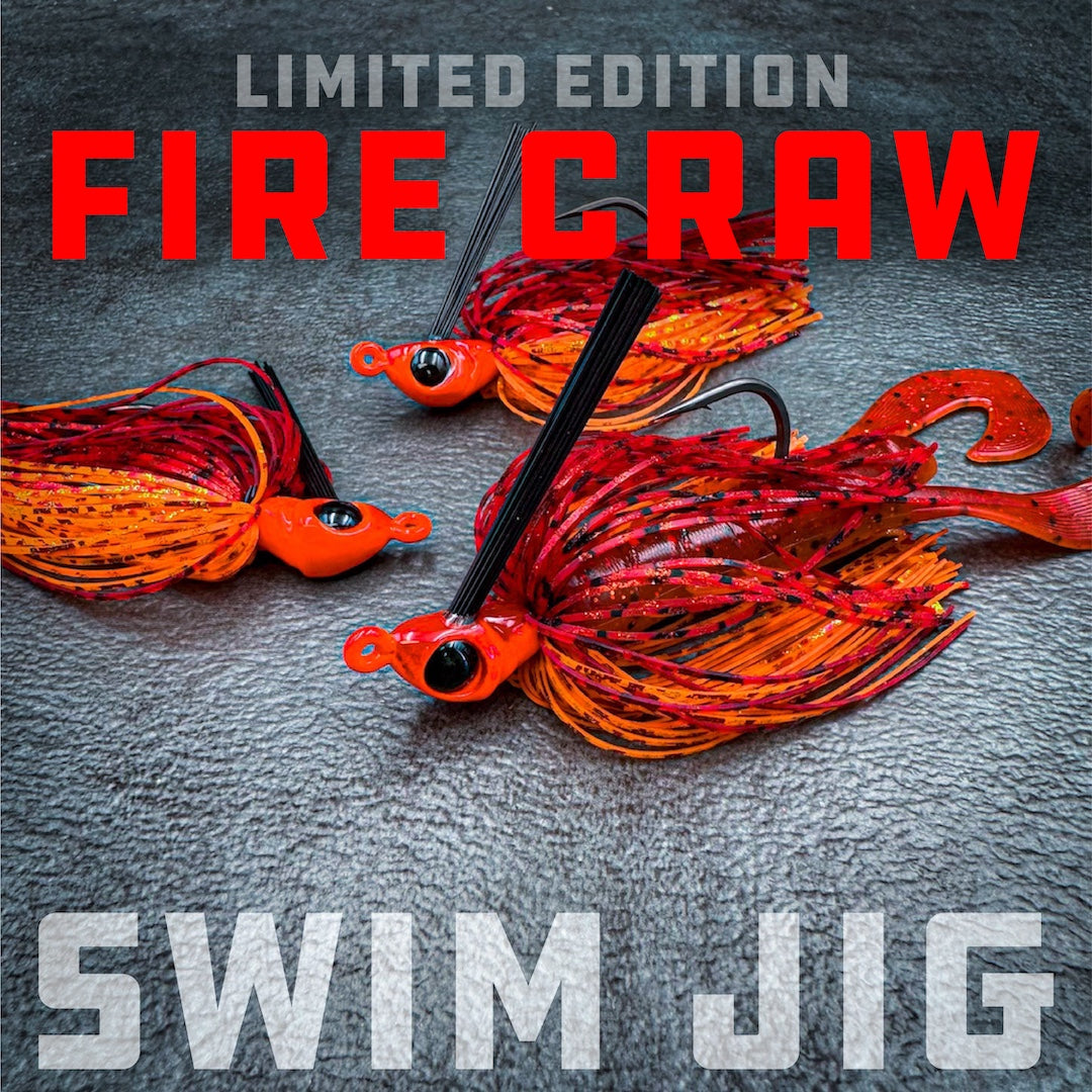 Exclusive Fire Craw Swim Jigs | Bizz Baits